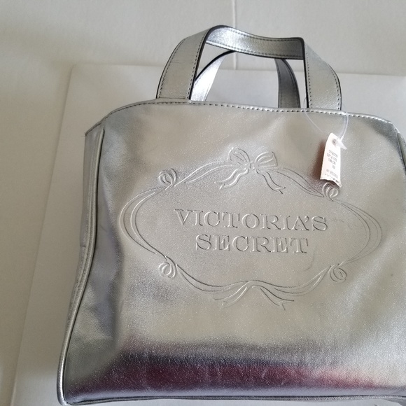 Victoria's Secret | Bags | Victorias Secret Silver Small Bag | Poshmark